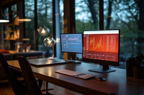 Premium Photo Desktop Computer At A Tech Startup Office 00