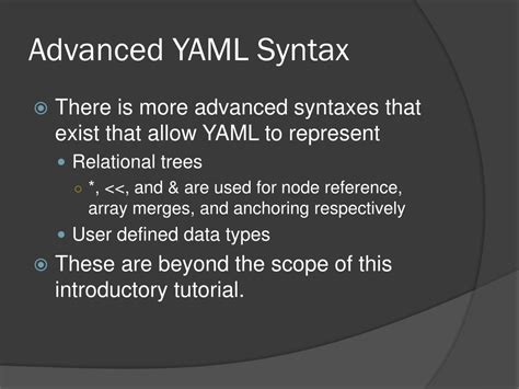 Ppt Yaml And Ruby Powerpoint Presentation Free Download Id2086552