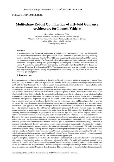 Pdf Multi Phase Robust Optimization Of A Hybrid Guidance Architecture