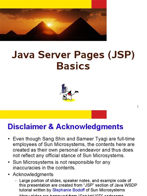 Java Server Pages Jsp Basics Pdf
