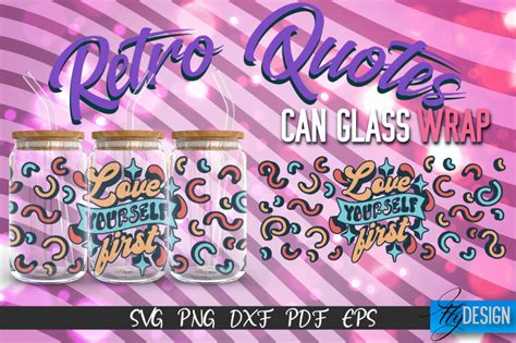 Glass Can Wrap Svg Retro Wrap Svg Glass Can Wrap Svg Retro Glass