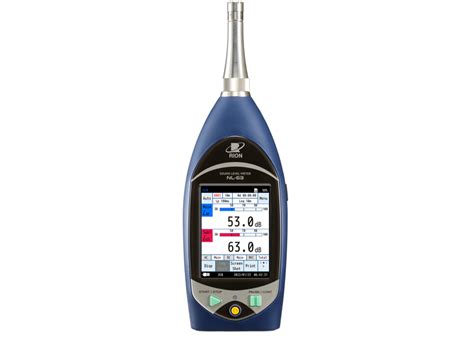 Nl 63 Class 1 Sound Level Meter For Infrasound Measurement Rion Global Website