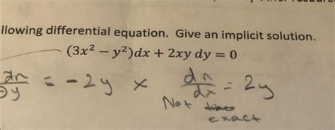 Solved Solve This Differential Equation Using The Seperable