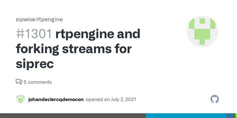 Rtpengine And Forking Streams For Siprec Issue 1301 Sipwise