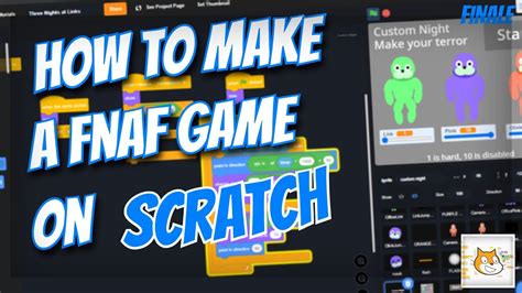 How To Make A FNAF Fan Game ON SCRATCH 7 Custom Night How To Scratch