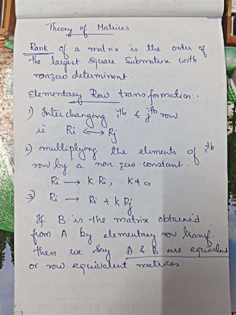 Theory Of Matrices Pdf