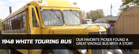 Our Favorite Picker Finds A 1948 White School Bus With A History