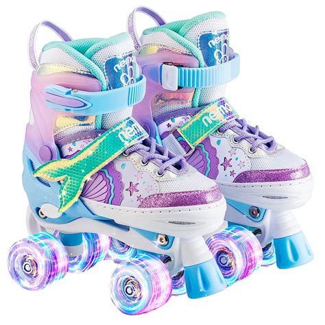 Ролери Светещи силиконови колела 4 колела Лагери Abec 7 Алуминий Полиуретан Размер M 32 37