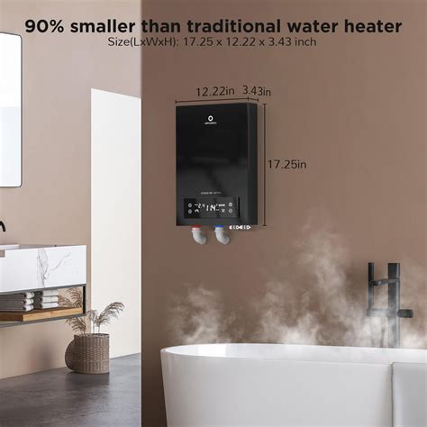 Airthereal Electric Tankless Water Heater 27kw 240 Volts Endless On