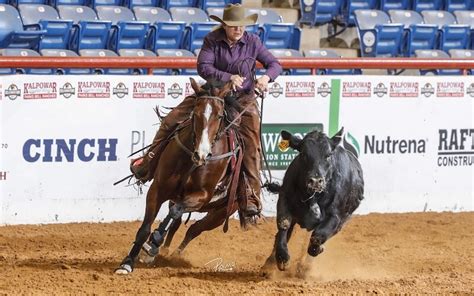 Debbie Crafton And Believe Im Smart Warm Up With 2025 Nrcha Celebration