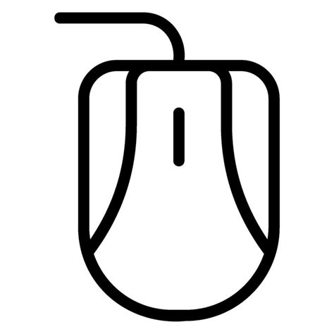 Computer Mouse Line Icon 35156249 Vector Art At Vecteezy