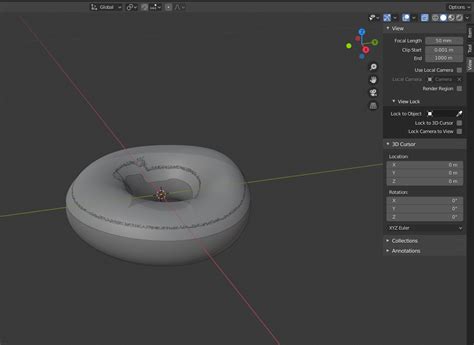 Modeling Donut Icing Doesn T Seem To Clip Correctly Blender Stack Exchange