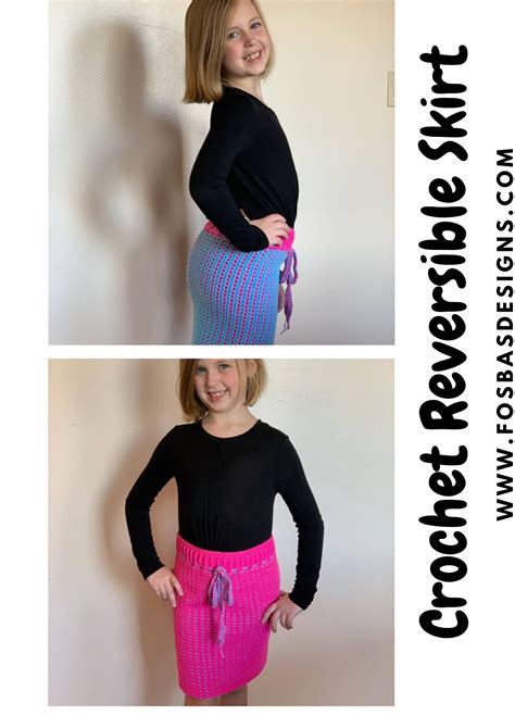 Crochet Skirt Pattern Fosbas Designs