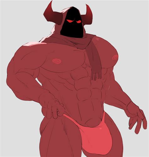 Rule 34 Balls Bara Big Balls Big Pecs Big Penis Boner Bulge Demon