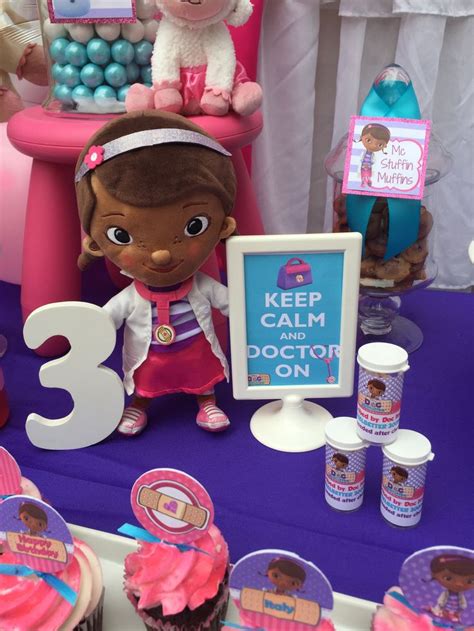 Doc Mcstuffins Birthday Candy Table