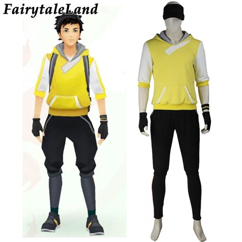 Halloween Costumes For Adult Men Game Pokemon Go Cosplay Costume