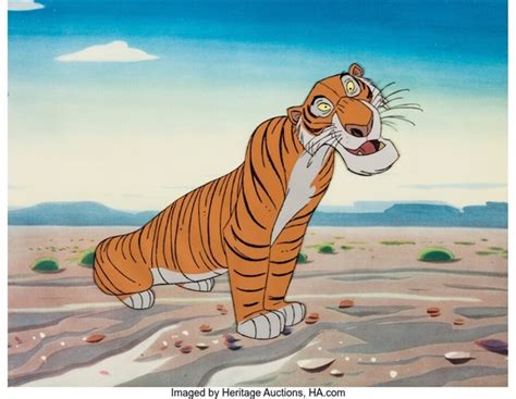 The Jungle Book Shere Khan Production Cel Walt Disney 1967 By Walt