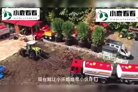 推土机 大卡车 搅拌车大集合趣味施工大冒险