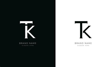 Tk Kt T K Initial Letter Luxury Premium Logo 32733306 Vector Art At