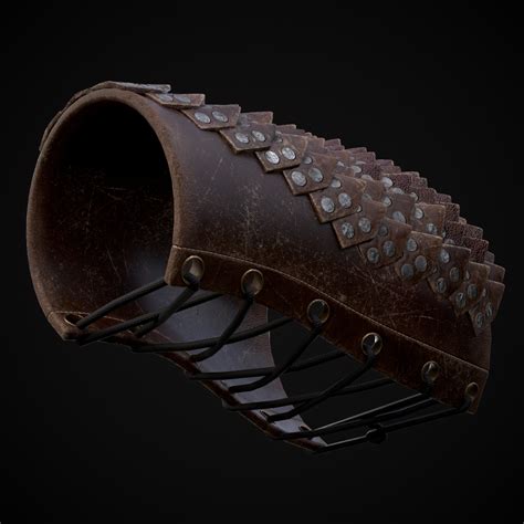 Leather Dragon Bracers 3d Model By Get Dead Entertainment
