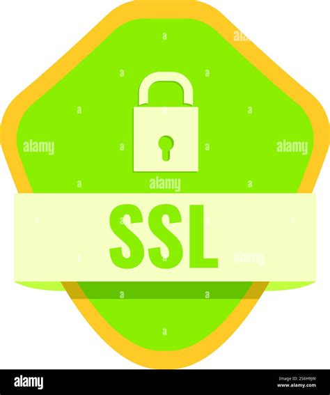 Ssl Certificate Icon Cartoon Of Ssl Certificate Vector Icon For Web Design Isolated On White