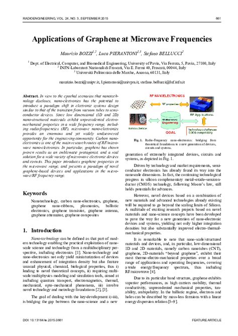 Pdf Applications Of Graphene At Microwave Frequencies