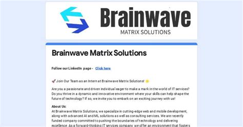 Brainwave Matrix Solutions Brainwave Matrix Solutions 80 Comments