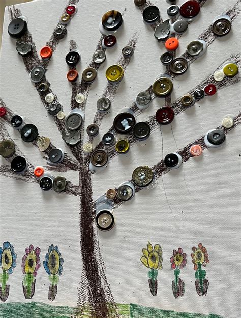 Summers Beautiful Button Art