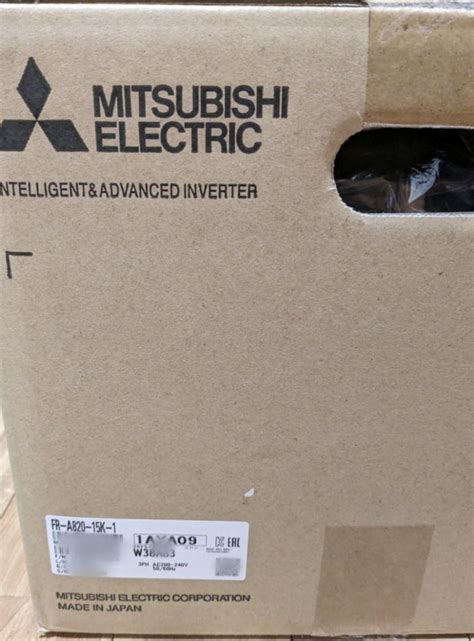 新品未開封 2023年製造 三菱電機 Fr A820 15k 1 インバータ By メルカリ