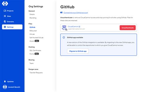 Connecting A GitHub Repository As Your Source CloudCannon Documentation
