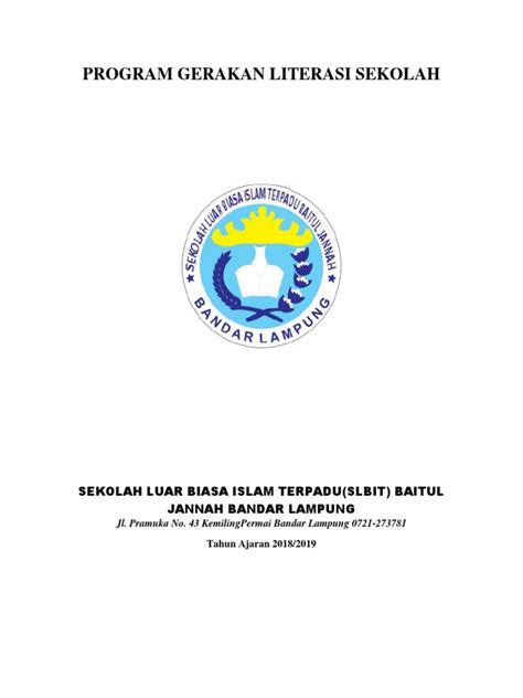 Program Literasi Sekolah Pdf