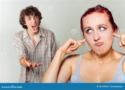 Quarrel Stock Photo Image Of Expression Marital Guilt 26154592