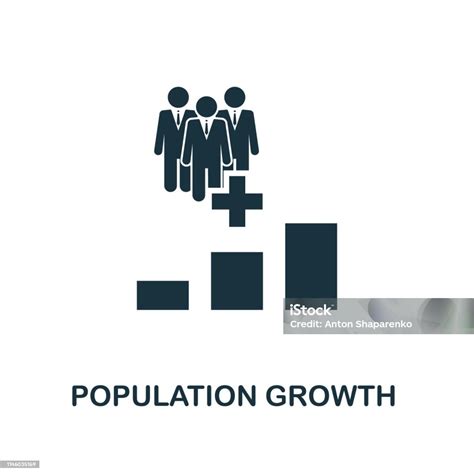 인구 증가 아이콘입니다 아이콘 컬렉션에서 창조적 인 요소 디자인 픽셀 완벽 한 인구 성장 아이콘 웹 디자인에 대 한 애플 리