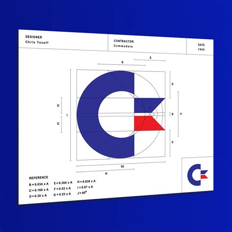 Commodore Logo Print C64 C