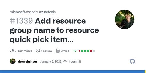 Add Resource Group Name To Resource Quick Pick Item Descriptions By