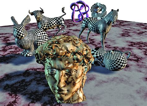 Global Conformal Surface Parameterization For Texture Mapping