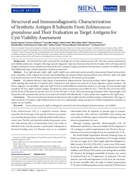 Pdf Structural And Immunodiagnostic Characterization Of Synthetic Antigen B Subunits From