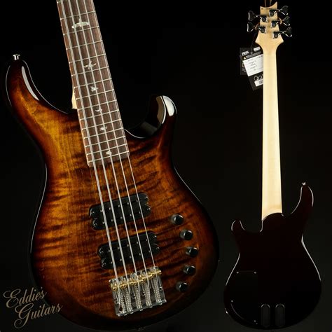 Paul Reed Smith Prs Grainger 5 String Bass Black Gold Smokeburst