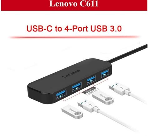 Lenovo USB C HUB C611 Computers Tech Parts Accessories Cables Adaptors On Carousell