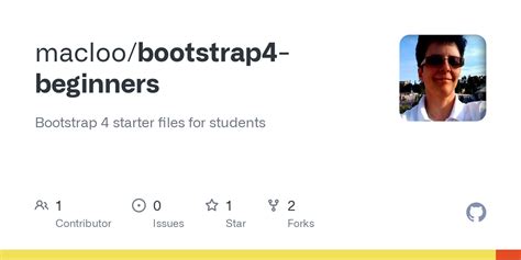 GitHub Macloo Bootstrap Beginners Bootstrap Starter Files For Students