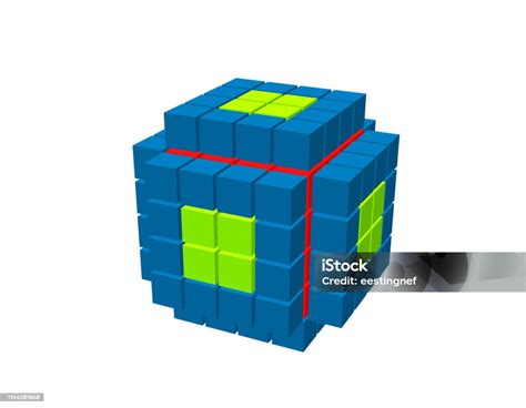 큐브의 추상 3d 큐브 흰색 배경에 고립입니다 0명에 대한 스톡 벡터 아트 및 기타 이미지 0명 3차원 형태 개념 Istock