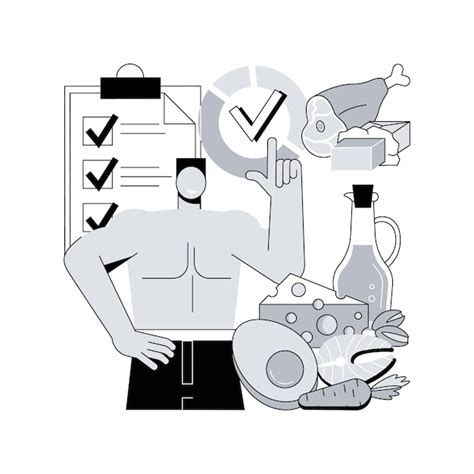 Premium Vector Ketogenic Diet Abstract Concept Vector Illustration