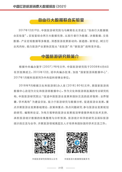 中国旅游研究院and马蜂窝：2021年中国红色旅游消费大数据报告 互联网数据资讯网 199it 中文互联网数据研究资讯中心 199it