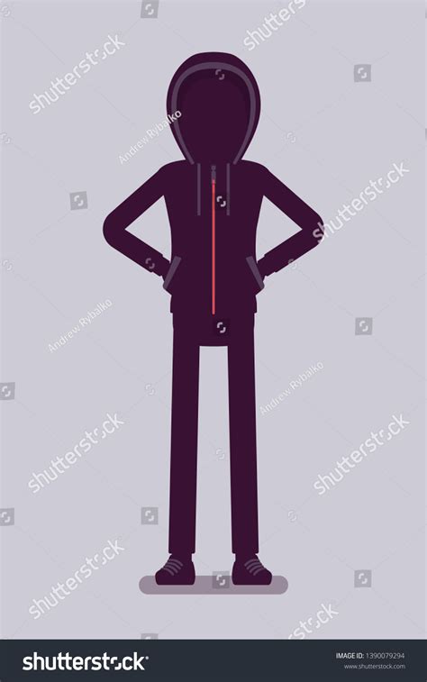Anonymous Silhouette With Hidden Face Hacker Royalty Free Stock