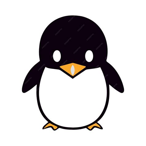 Premium Vector Cute Penguin Vector Illustration Of Happy Cartoon Animal