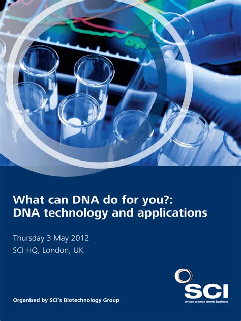 What Can Dna Do For You Dna Technology And Applications Fill Out