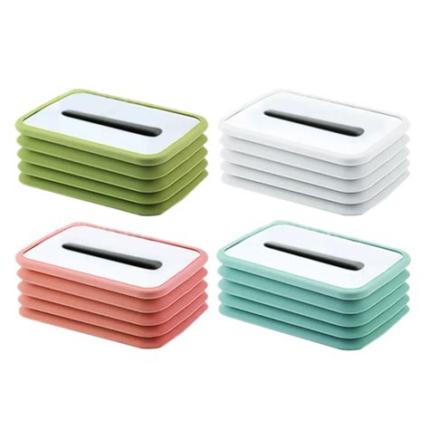 Soporte Rectangular Para Pa Uelos Dispensador De Pa Uelos Plegable Organizador De Pa Uelos De Ba