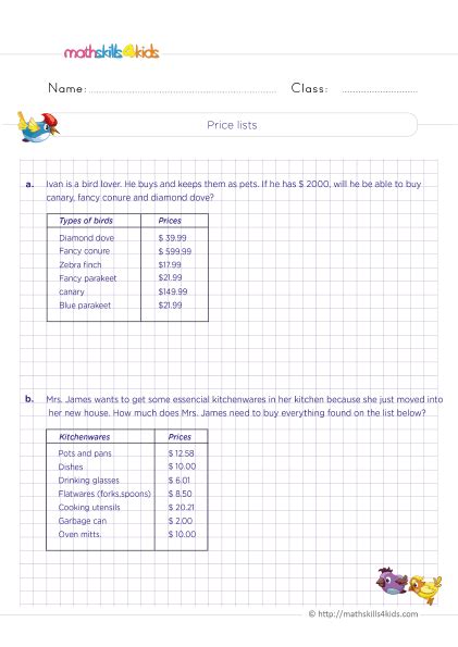 Free Consumer Math Worksheet 12th Grade Download Free Consumer Math Worksheet 12th Grade Png