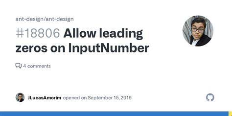 Allow Leading Zeros On InputNumber Issue Ant Design Ant Design GitHub