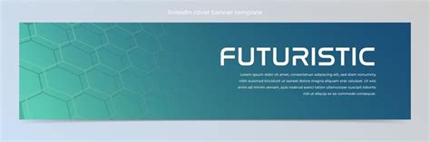 Premium Vector Modern Abstract Technology Linkedin Banner Template